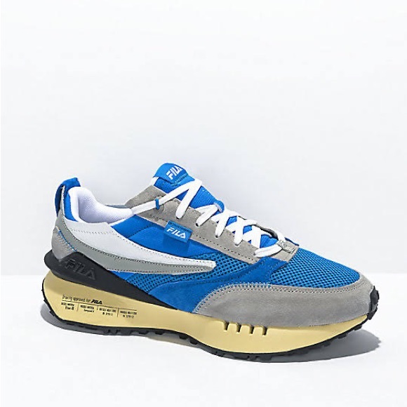 Fila | Shoes | Fila Renno N Generation Grey Electric Blue | Poshmark